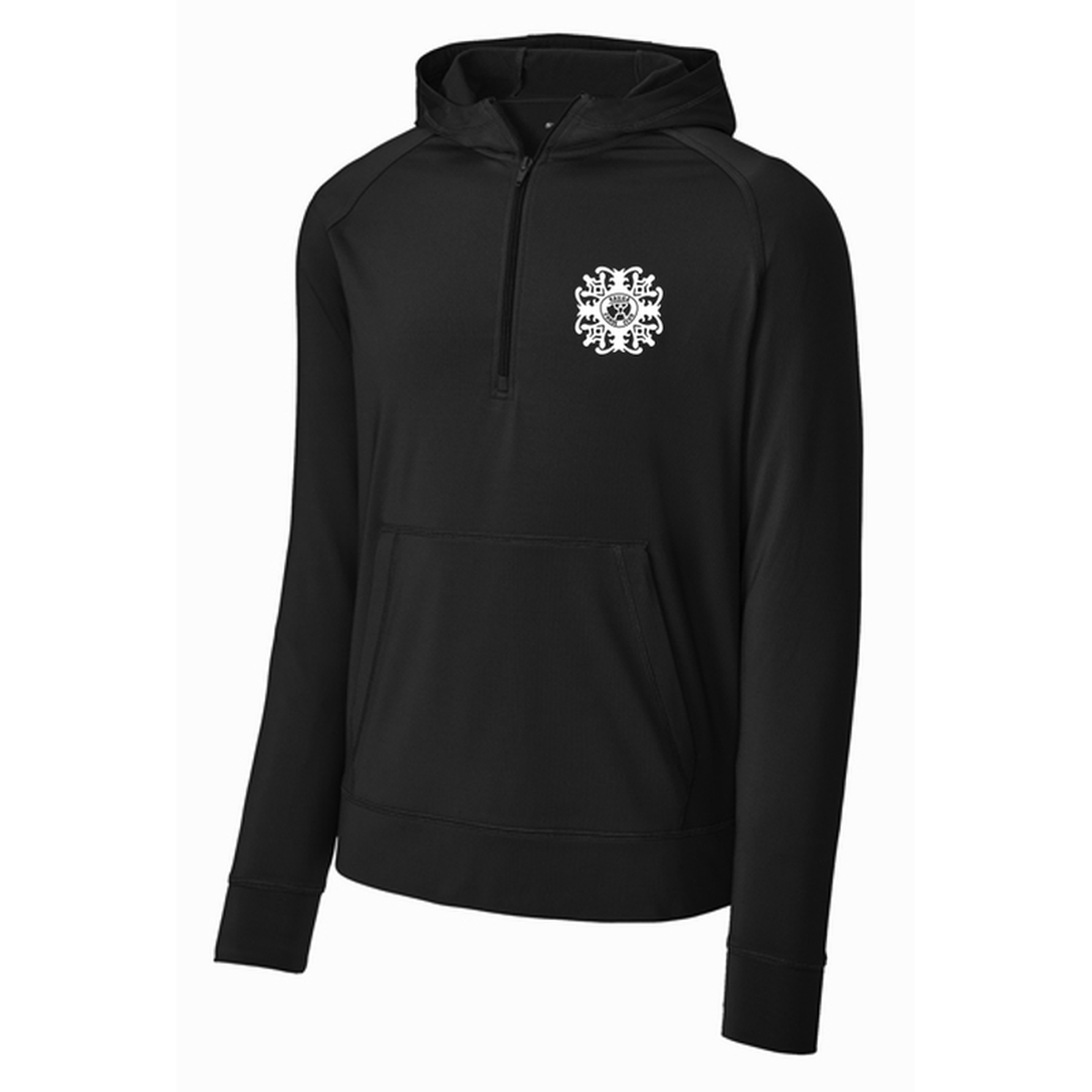 KCC Sport-Tek® Sport-Wick® Stretch 1/2-Zip Hoodie - Black – kailuacanoeclub