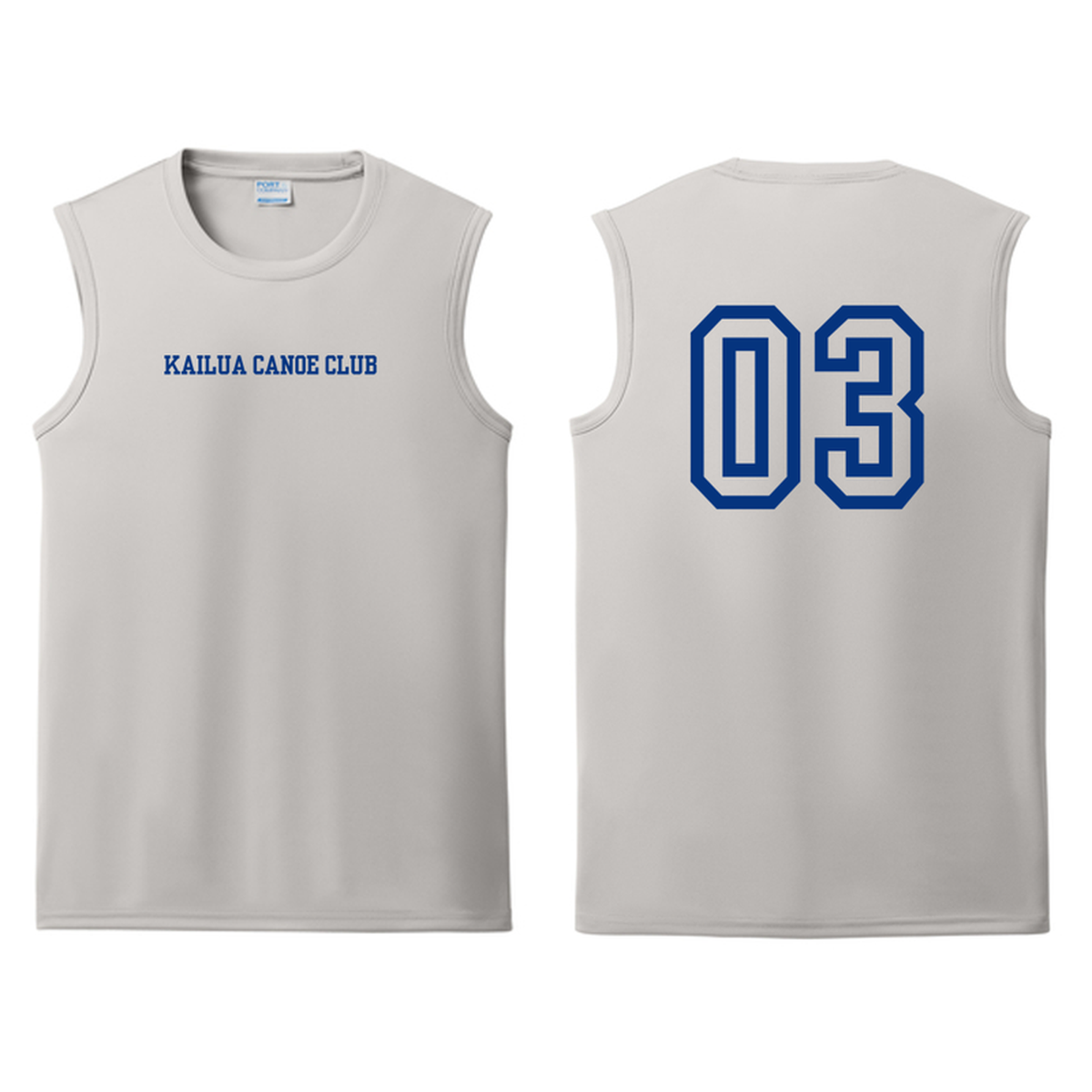 KCC YEARBOOK Port & Co™ Performance Sleeveless Tee - Silver – Kailua ...